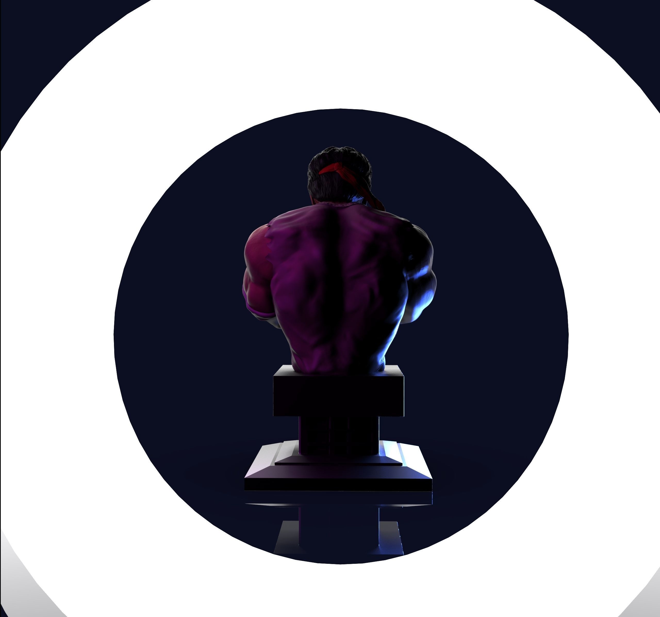 Old Ryu - Street Fighter V Statue 3D model 3D printable | CGTrader