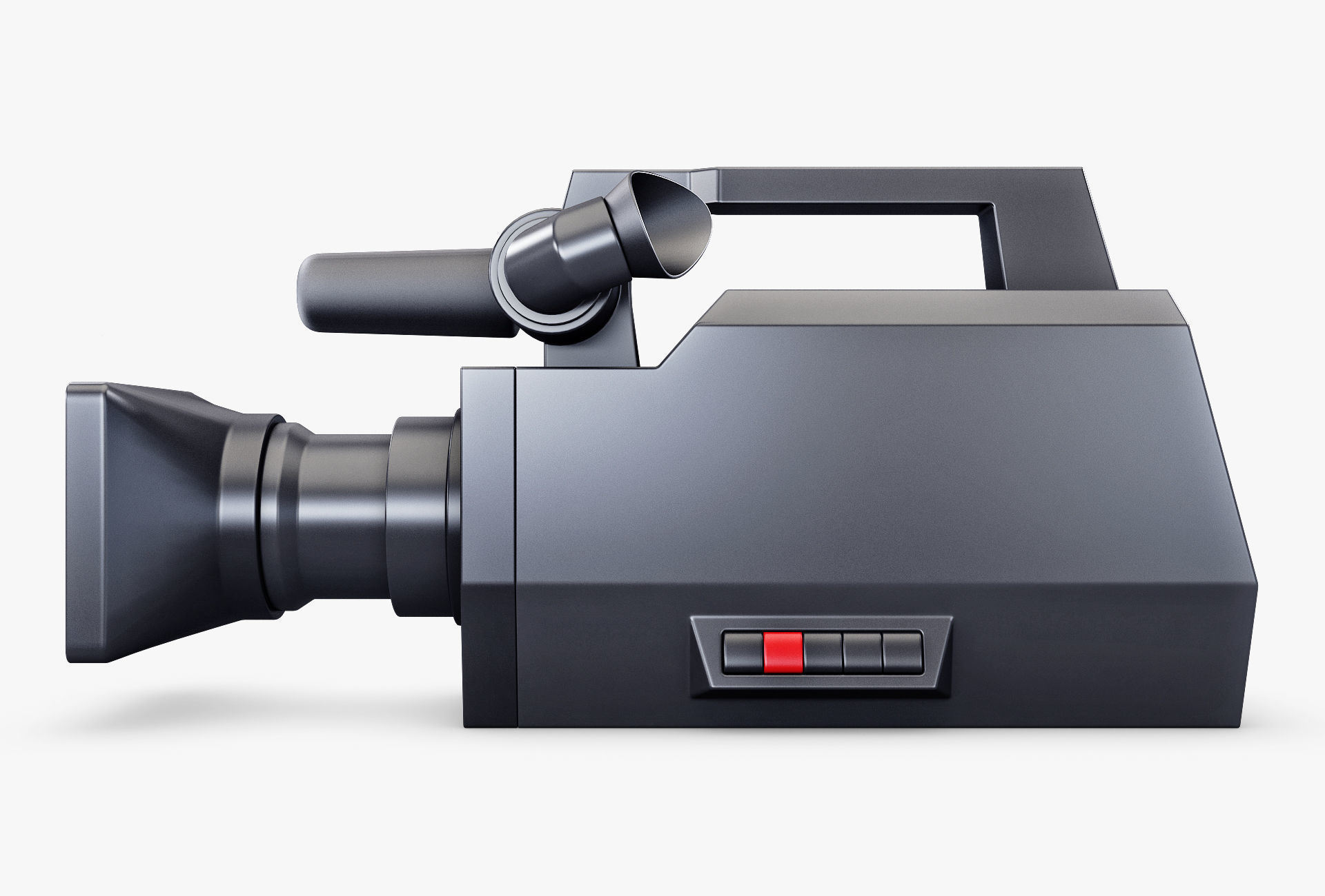 Simple Video Camera v 1 3D model | CGTrader