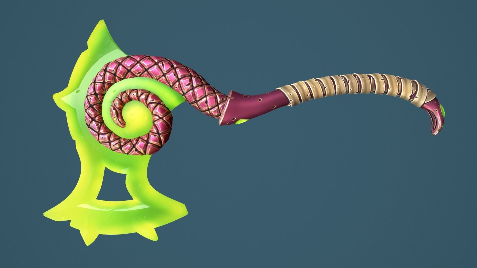 3D model Snake axe VR / AR / low-poly | CGTrader