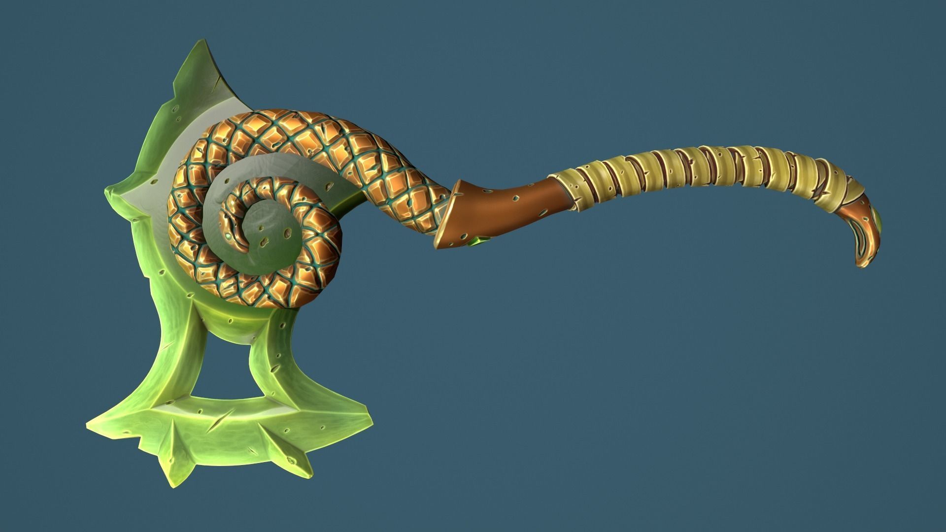 3D model Snake axe VR / AR / low-poly | CGTrader
