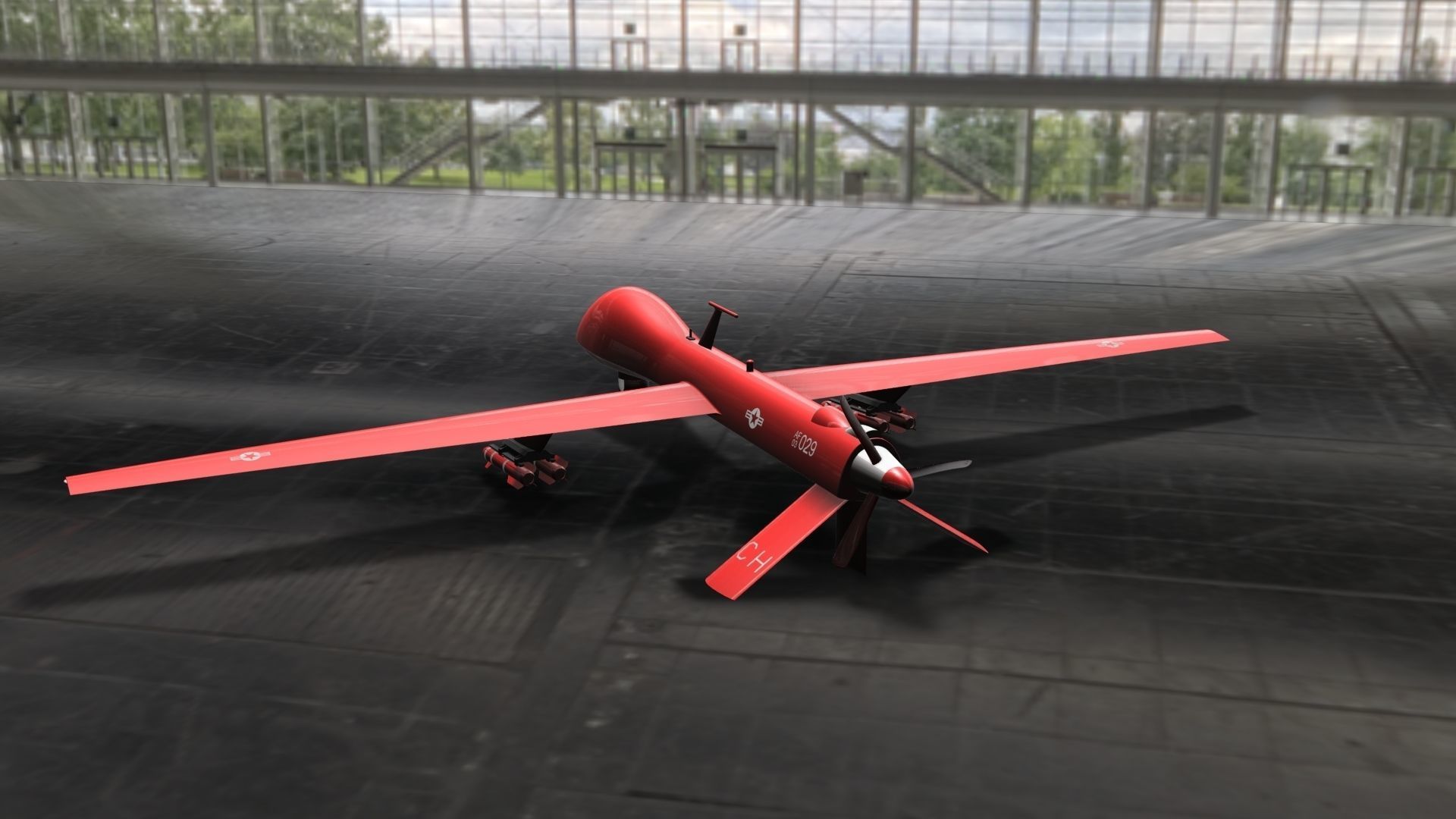 The MQ-1 Predator 3D model | CGTrader