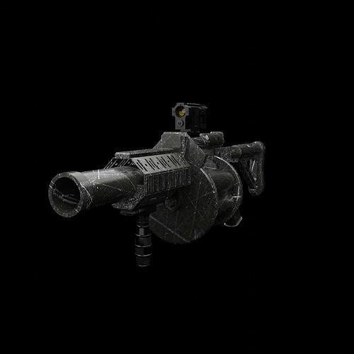3D model M32 Grenade Launcher VR / AR / low-poly | CGTrader
