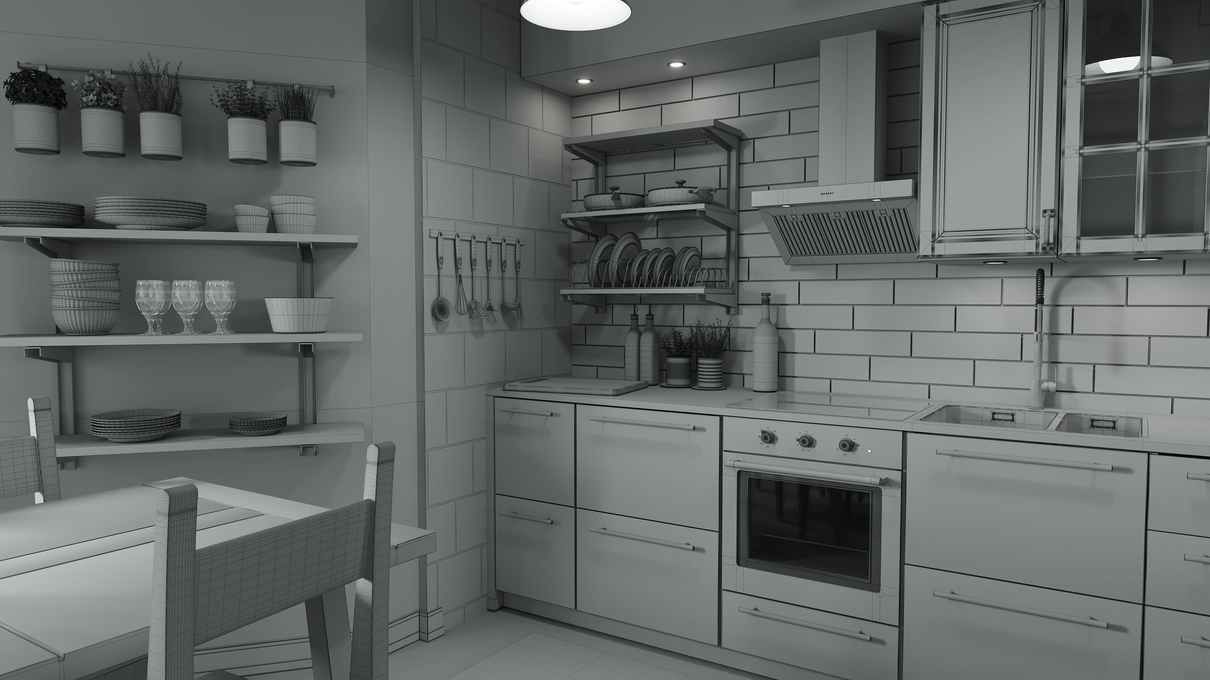Kitchen design - IKEA - VARSTA stainless steel 3D model | CGTrader