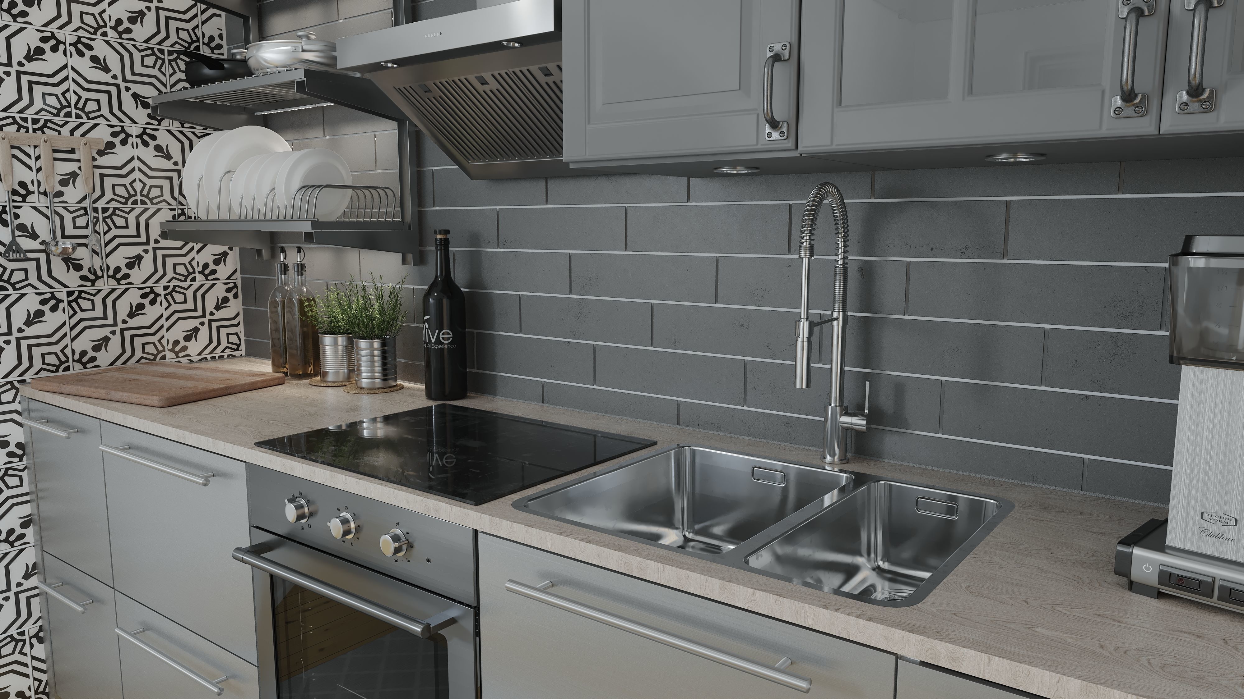Kitchen design - IKEA - VARSTA stainless steel 3D model | CGTrader