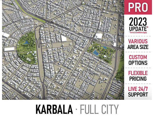 3D model Karbala VR / AR / low-poly | CGTrader