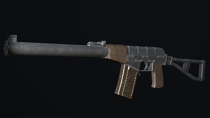 ASVal Weapon free VR / AR / low-poly 3D model | CGTrader