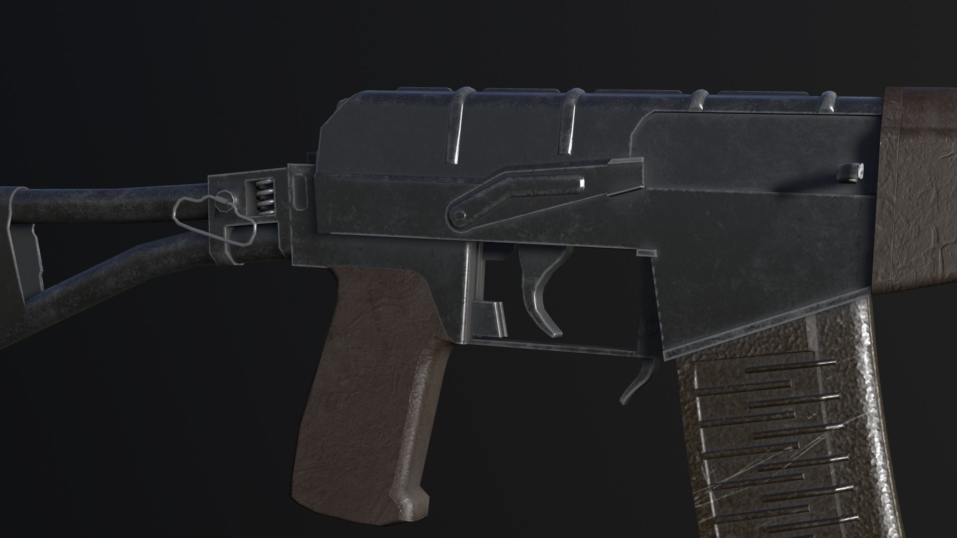 ASVal Weapon free VR / AR / low-poly 3D model | CGTrader