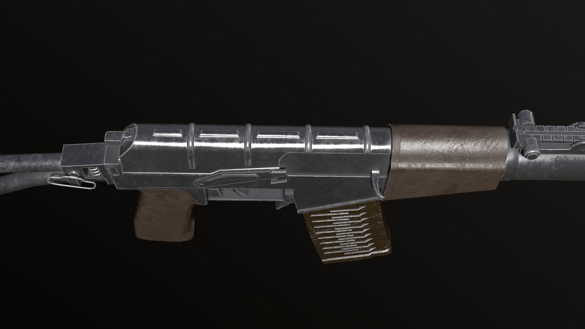 ASVal Weapon free VR / AR / low-poly 3D model | CGTrader