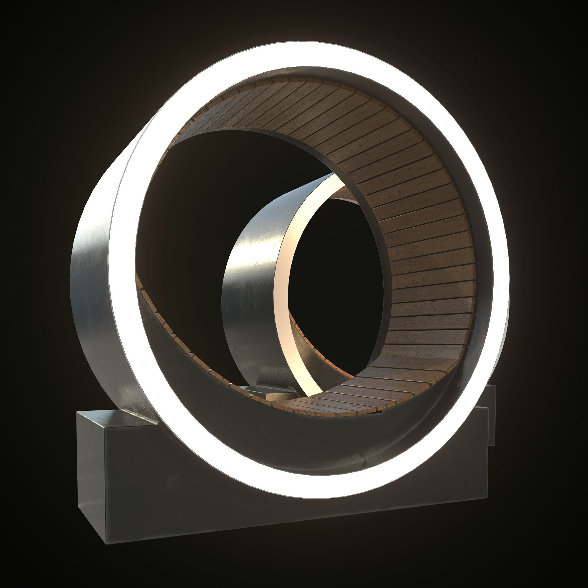 Fusion Bench V1 3D model | CGTrader