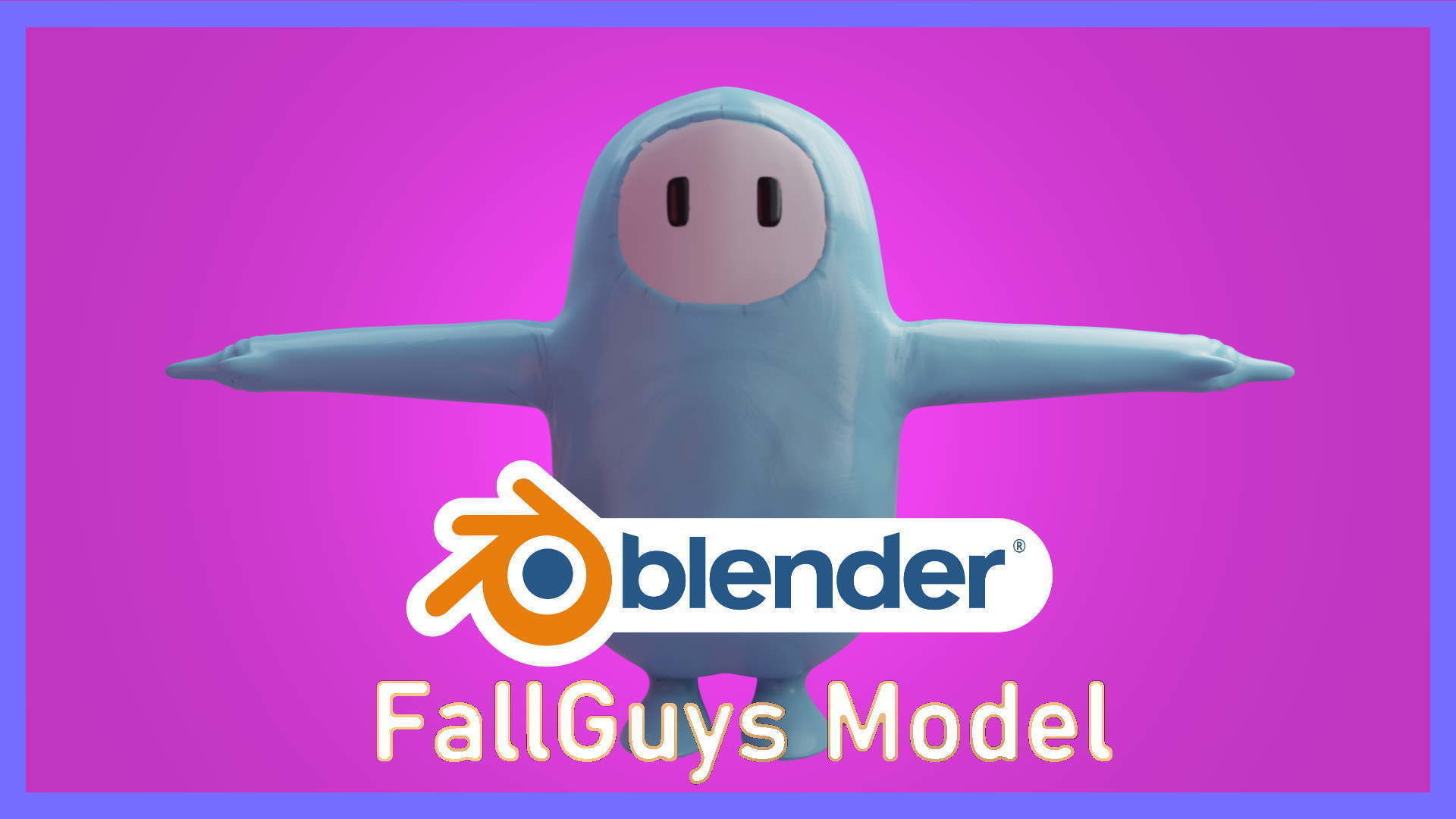 Fall Guys Character free 3D model | CGTrader