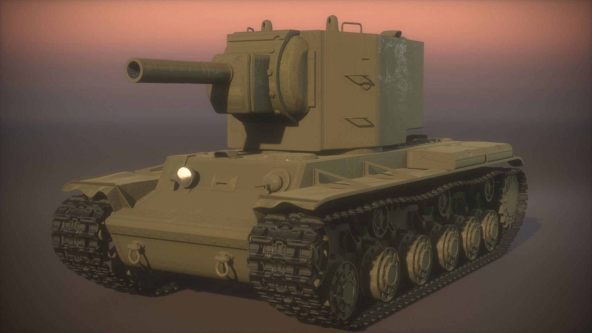 KV-2 tank 3D model | CGTrader