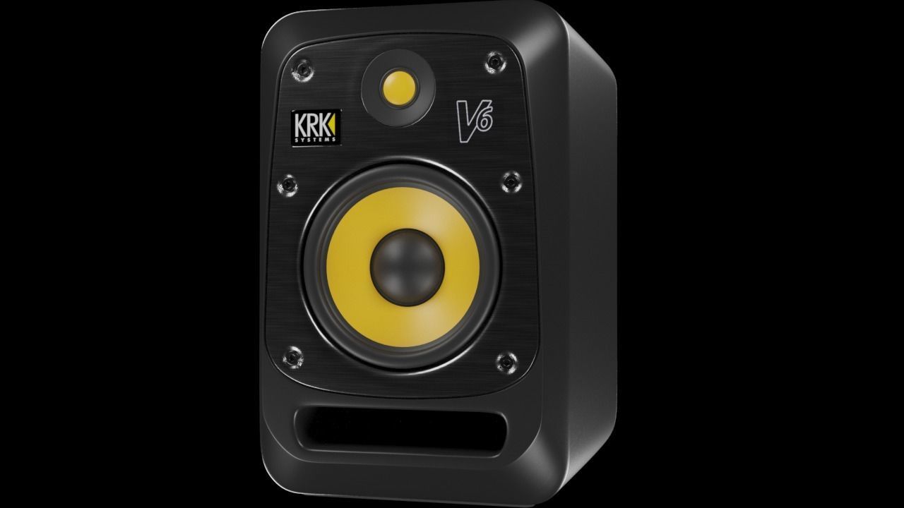 KRK V6 S4 LOUDSPEAKER MONITOR 3D model | CGTrader
