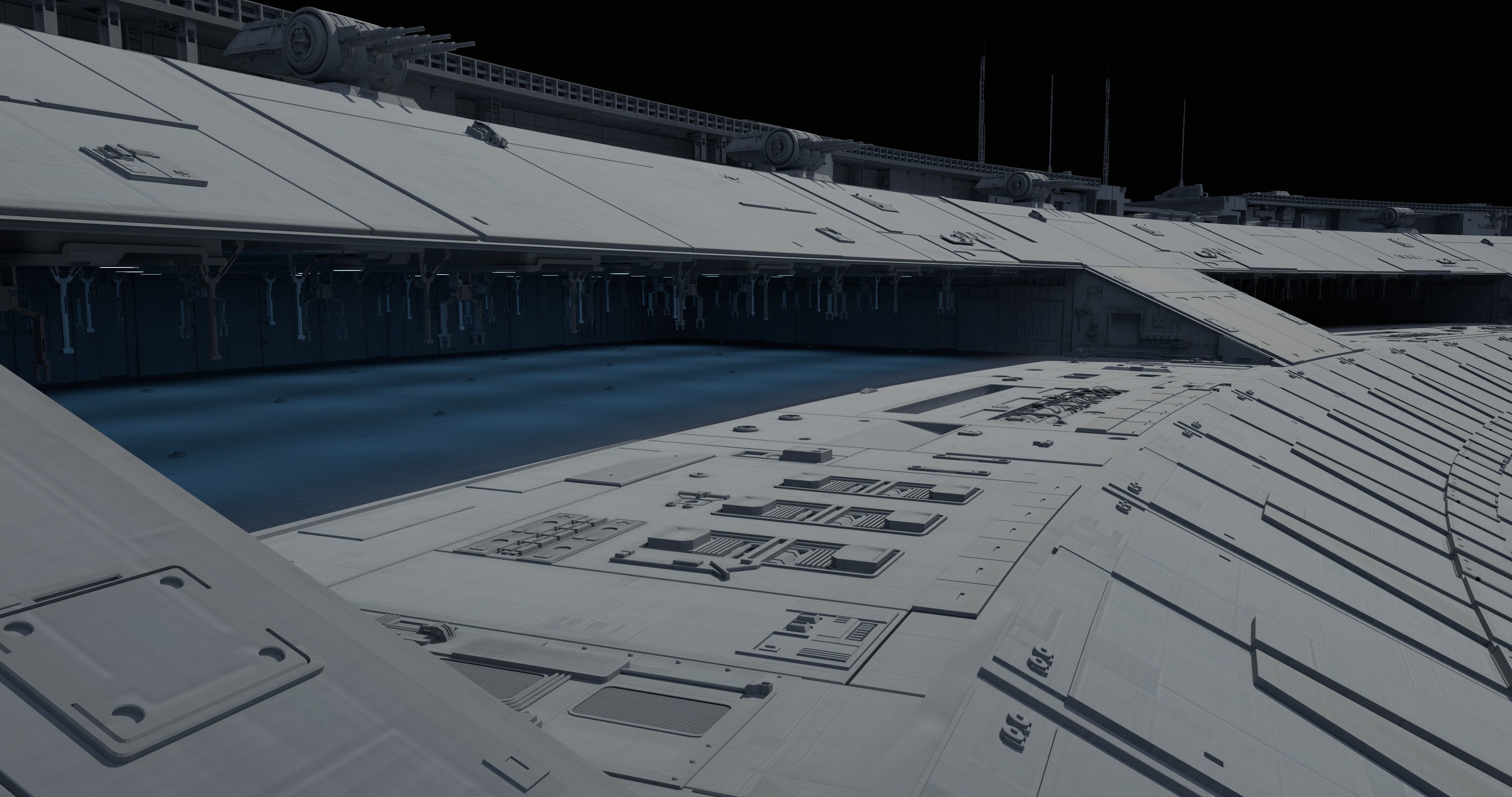 SHIELD GATE BASE 3D model | CGTrader