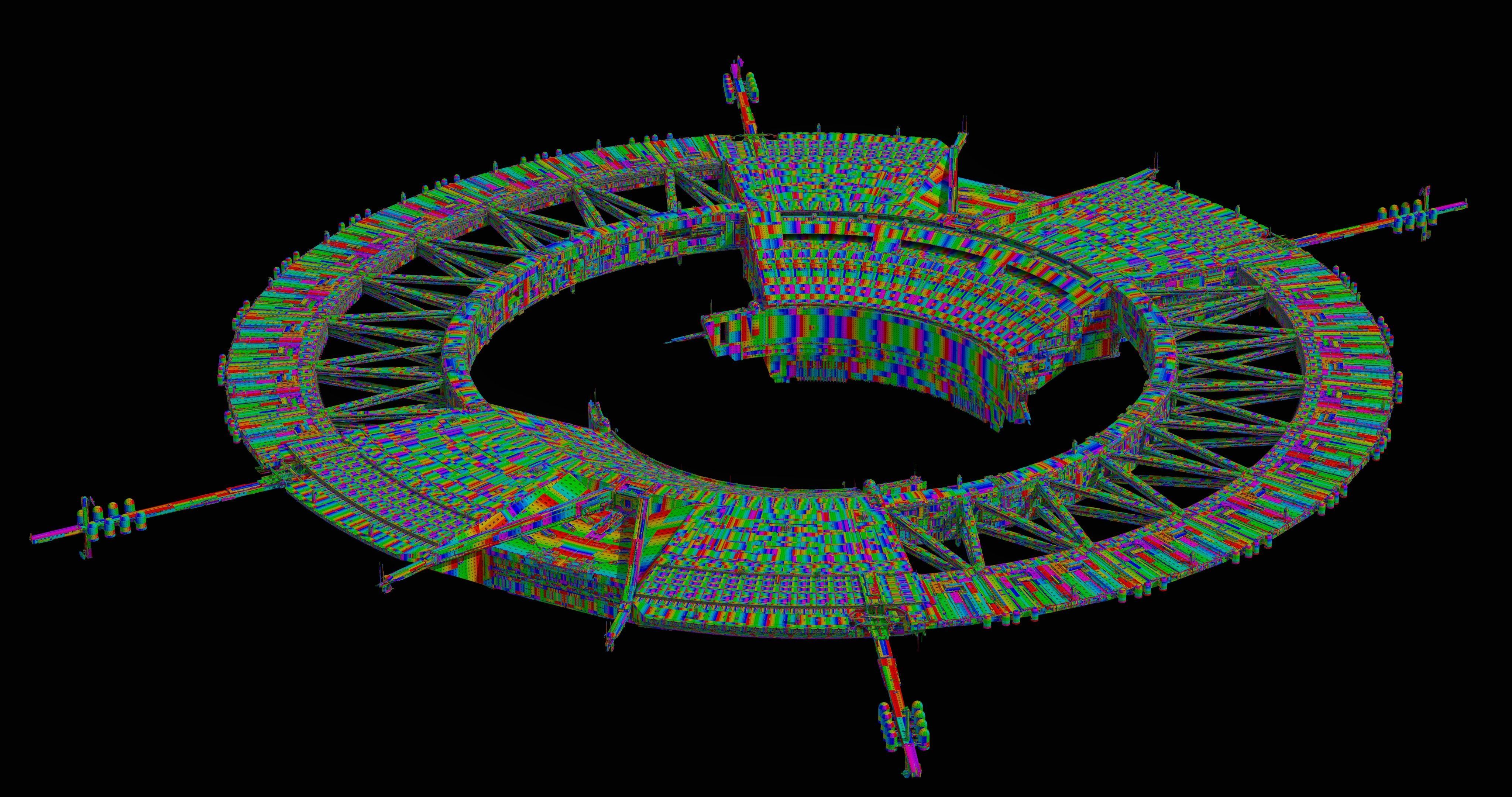 SHIELD GATE BASE 3D model | CGTrader