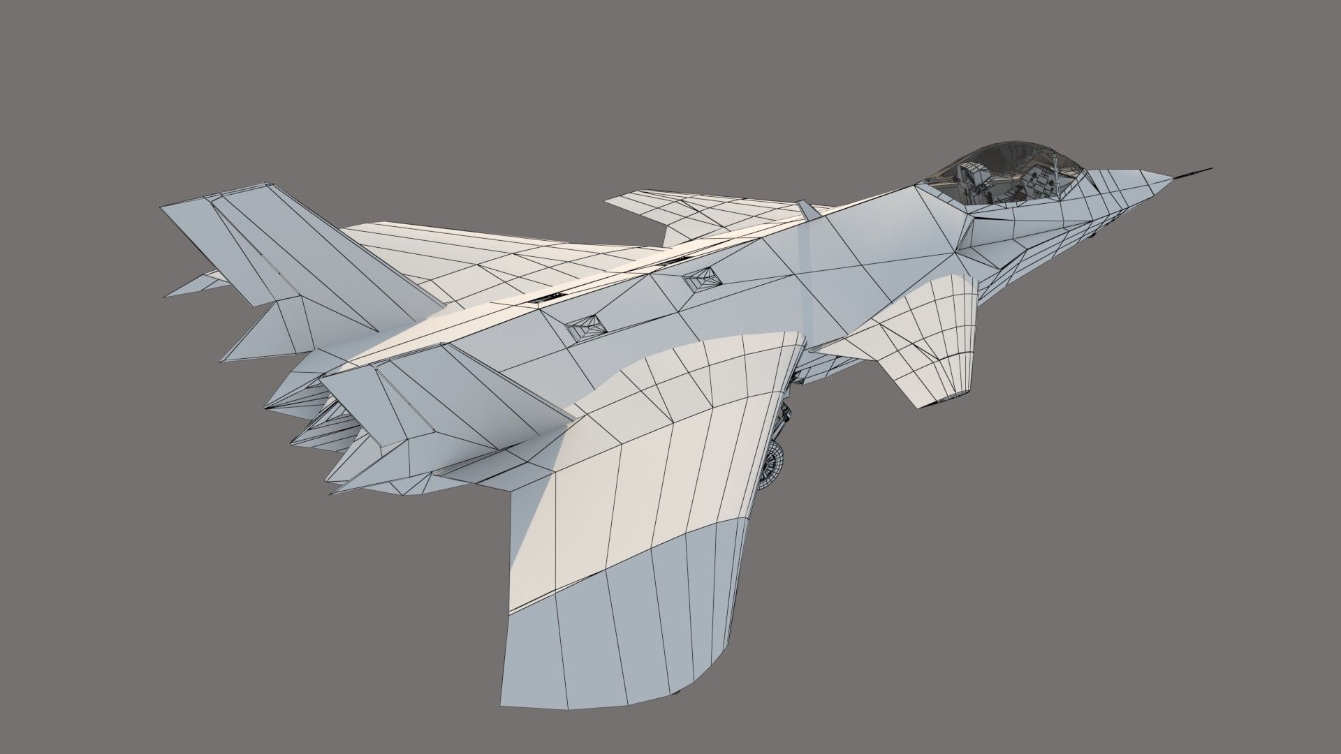 3D model Qaher F-313 iranian stealth fighter VR / AR / low-poly | CGTrader