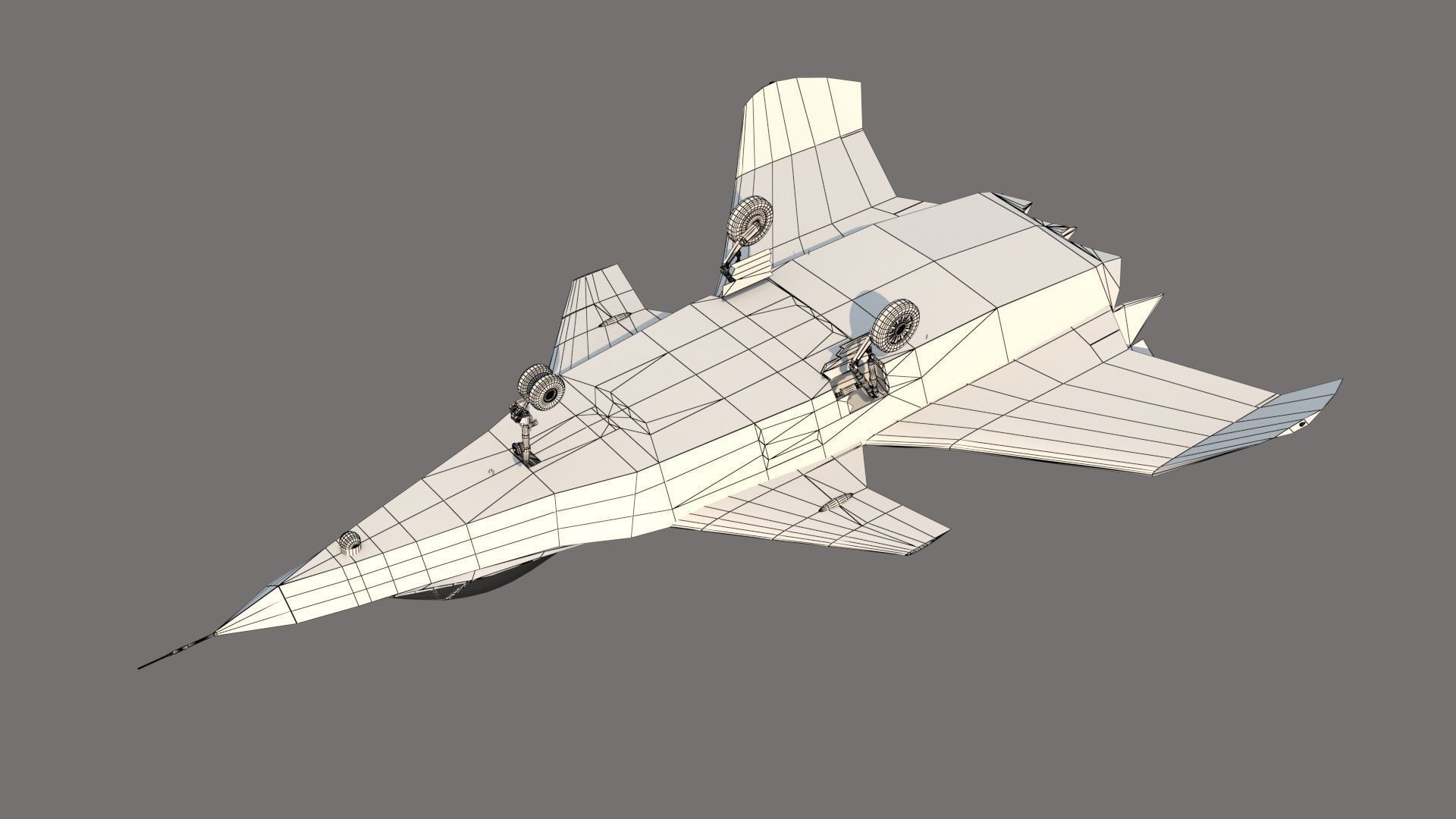 3D model Qaher F-313 iranian stealth fighter VR / AR / low-poly | CGTrader