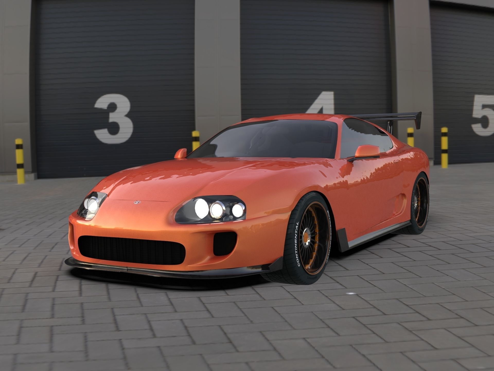 Toyota Supra Mk4 3D free 3D model | CGTrader