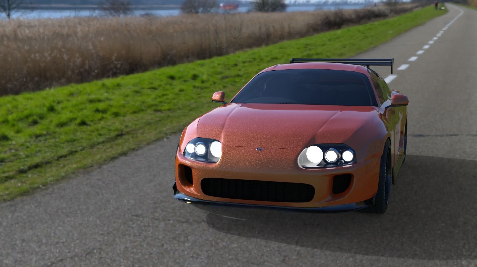 Toyota Supra Mk4 3D free 3D model | CGTrader