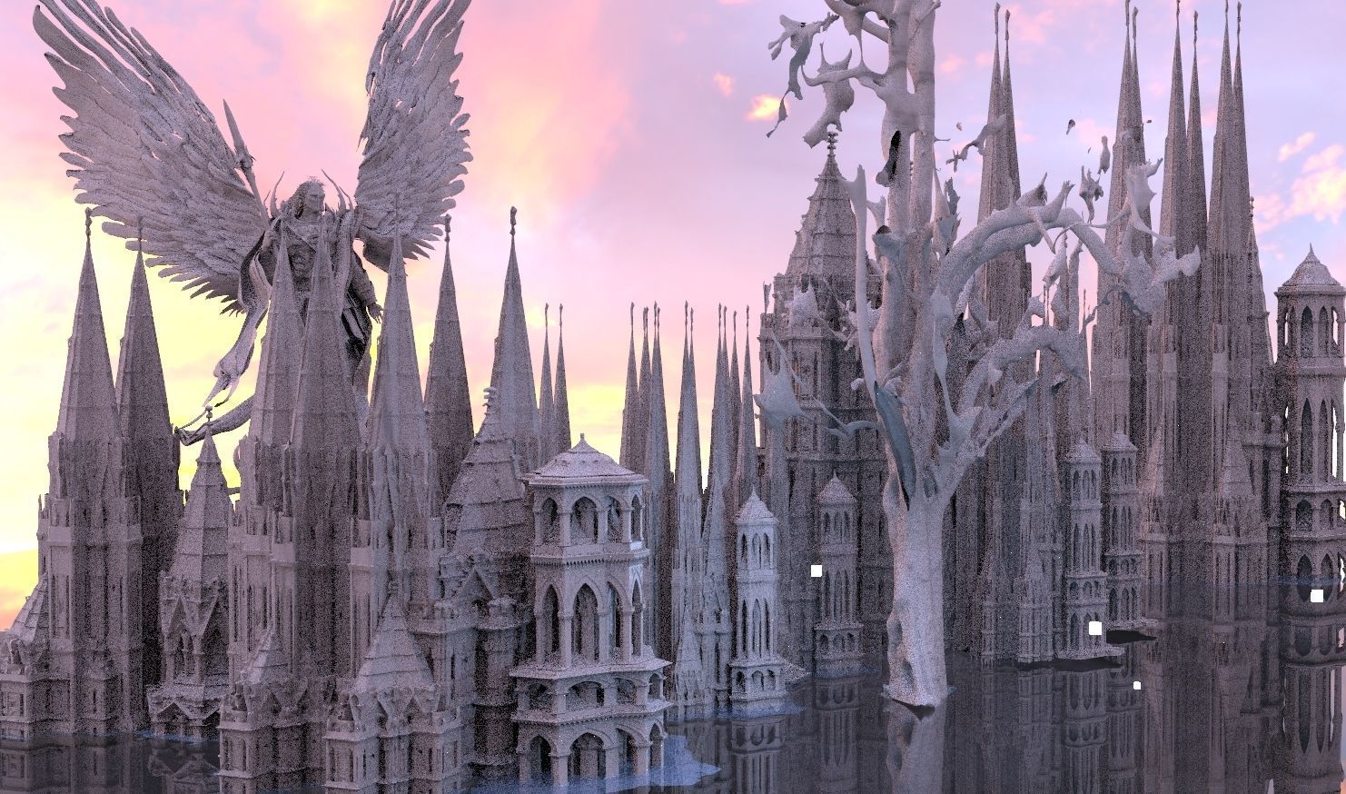 Elven City Rivendell Collection 3D model | CGTrader