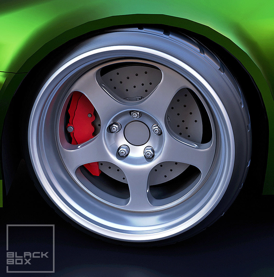 BRM Wheel set Front and Rear 1-24th 3D model 3D printable | CGTrader
