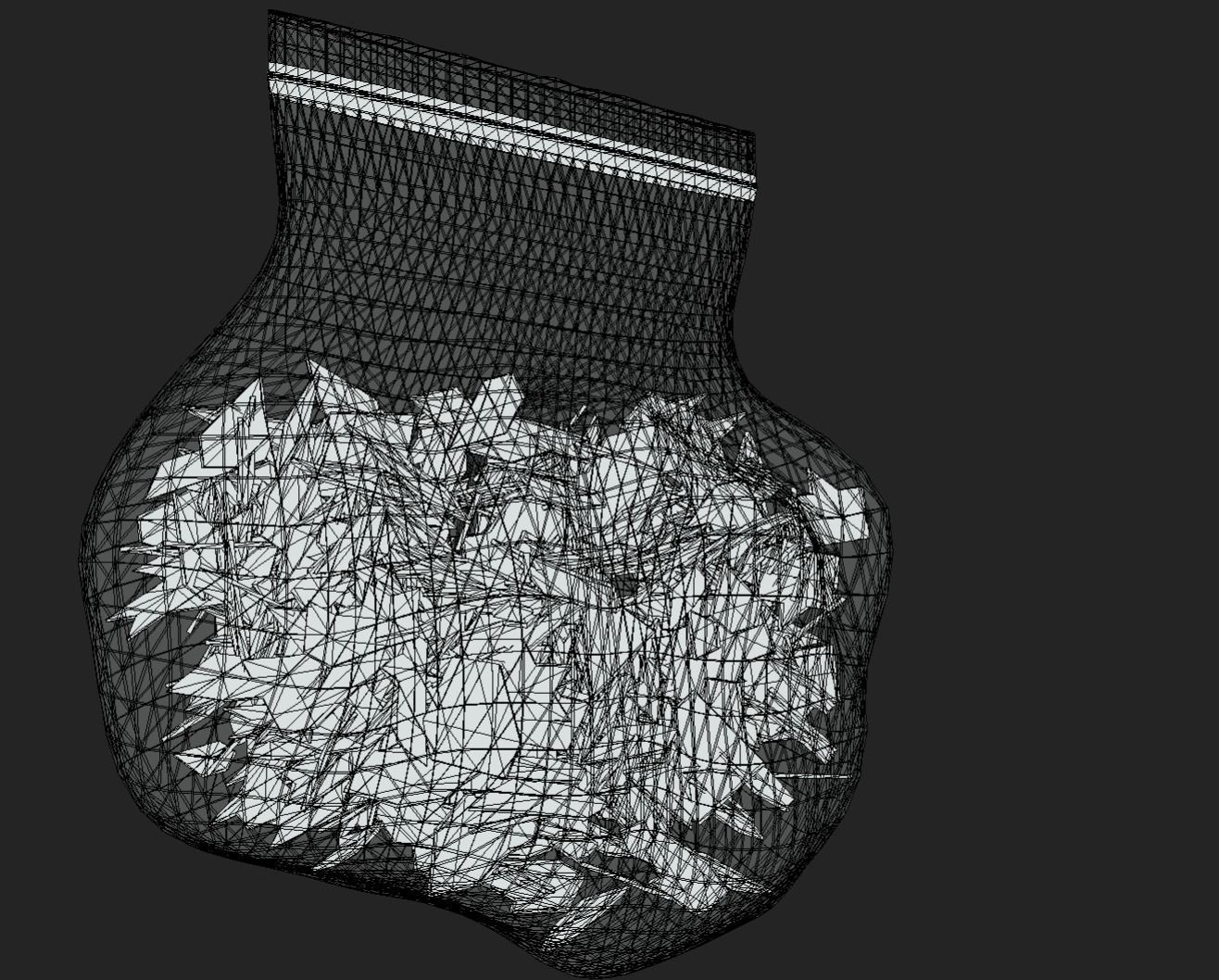 3D model Simple Meth Bag VR / AR / low-poly | CGTrader