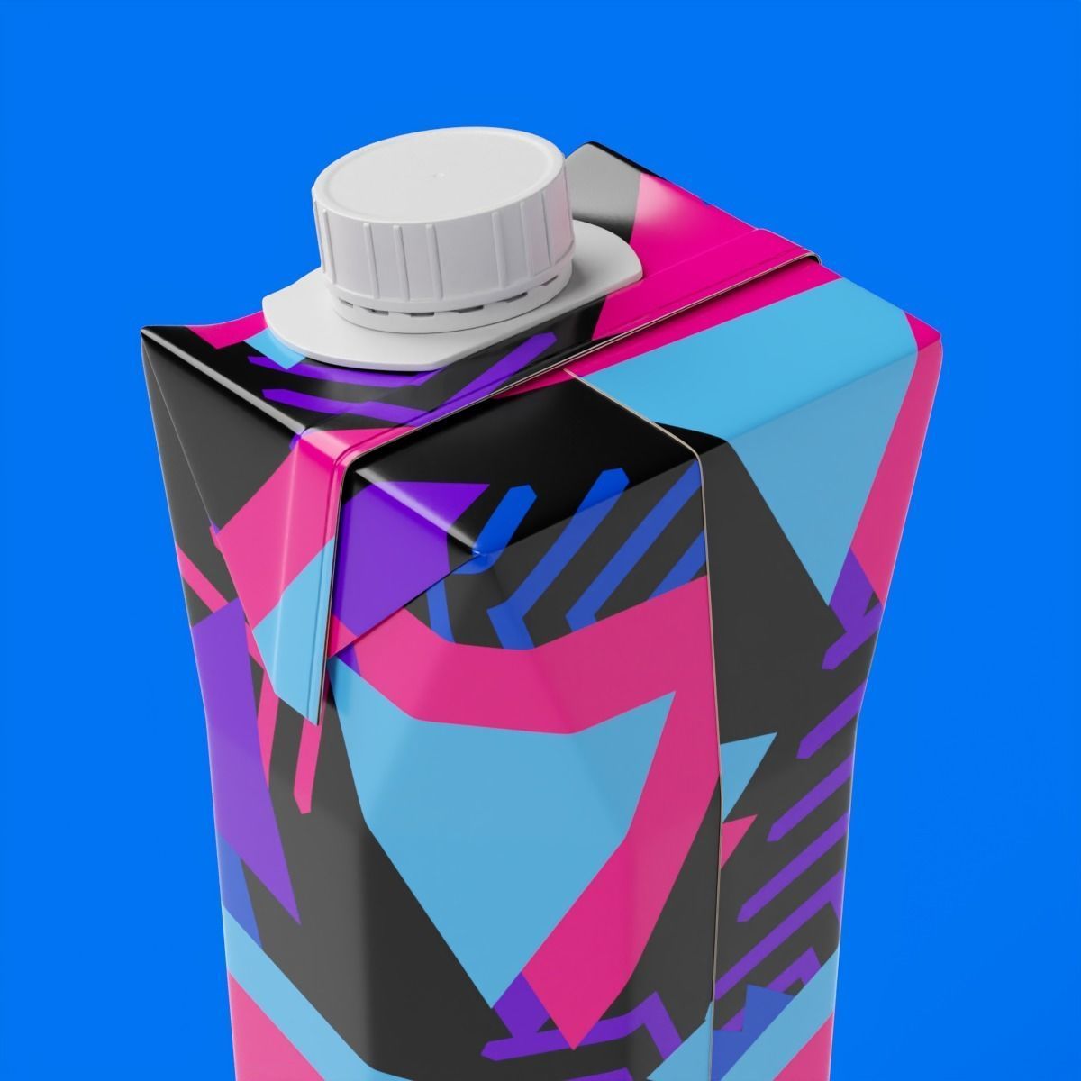 Tetra Pack Prisma Edge 1000ml with Dreamcap 3D model | CGTrader