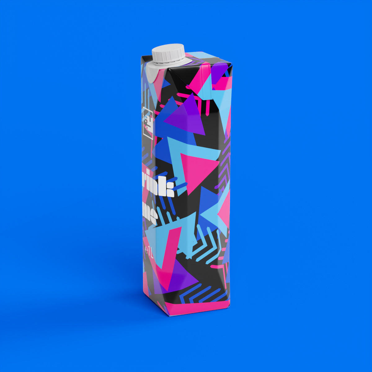 Tetra Pack Prisma Edge 1000ml with Dreamcap 3D model | CGTrader