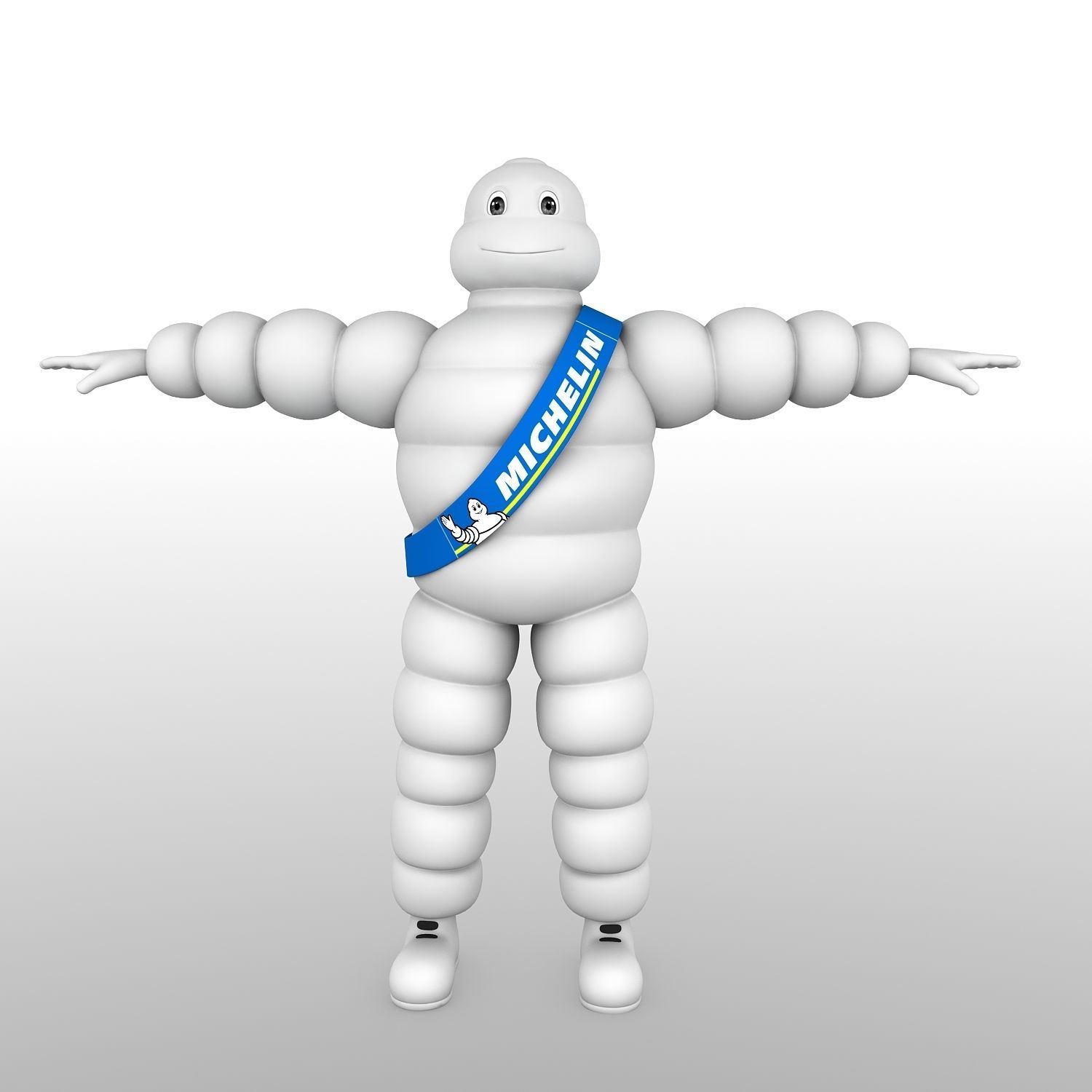 3D model Michelin Mascot VR / AR / low-poly | CGTrader