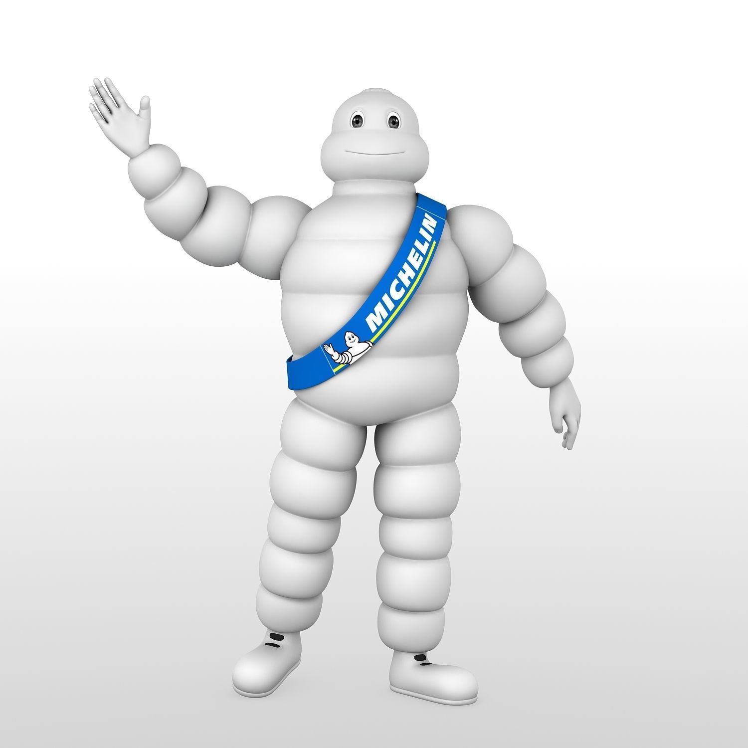 3D model Michelin Mascot VR / AR / low-poly | CGTrader