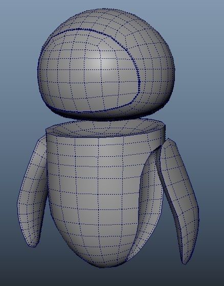 Robot Eva from the cartoon Walle free VR / AR / low-poly 3D model ...