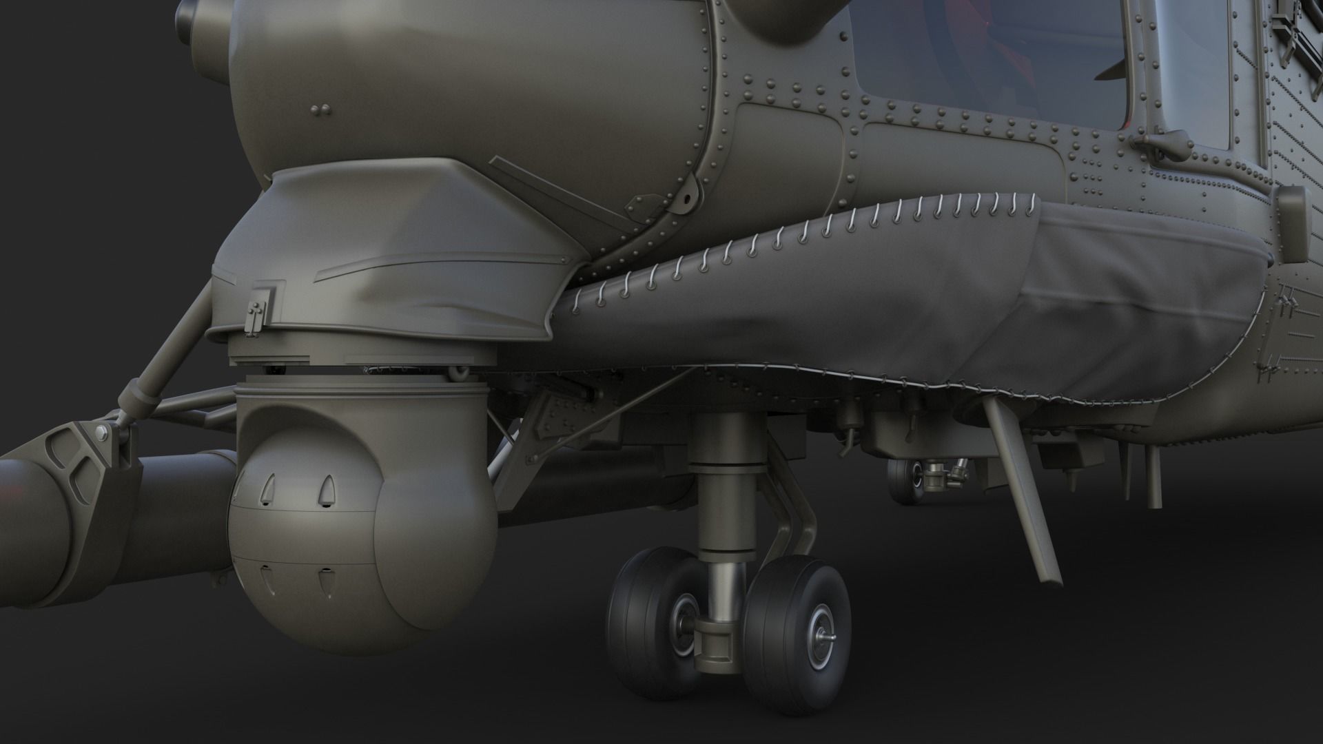 Eurocopter EC 725 High Detail 3ds max Vray 3D model animated rigged ...