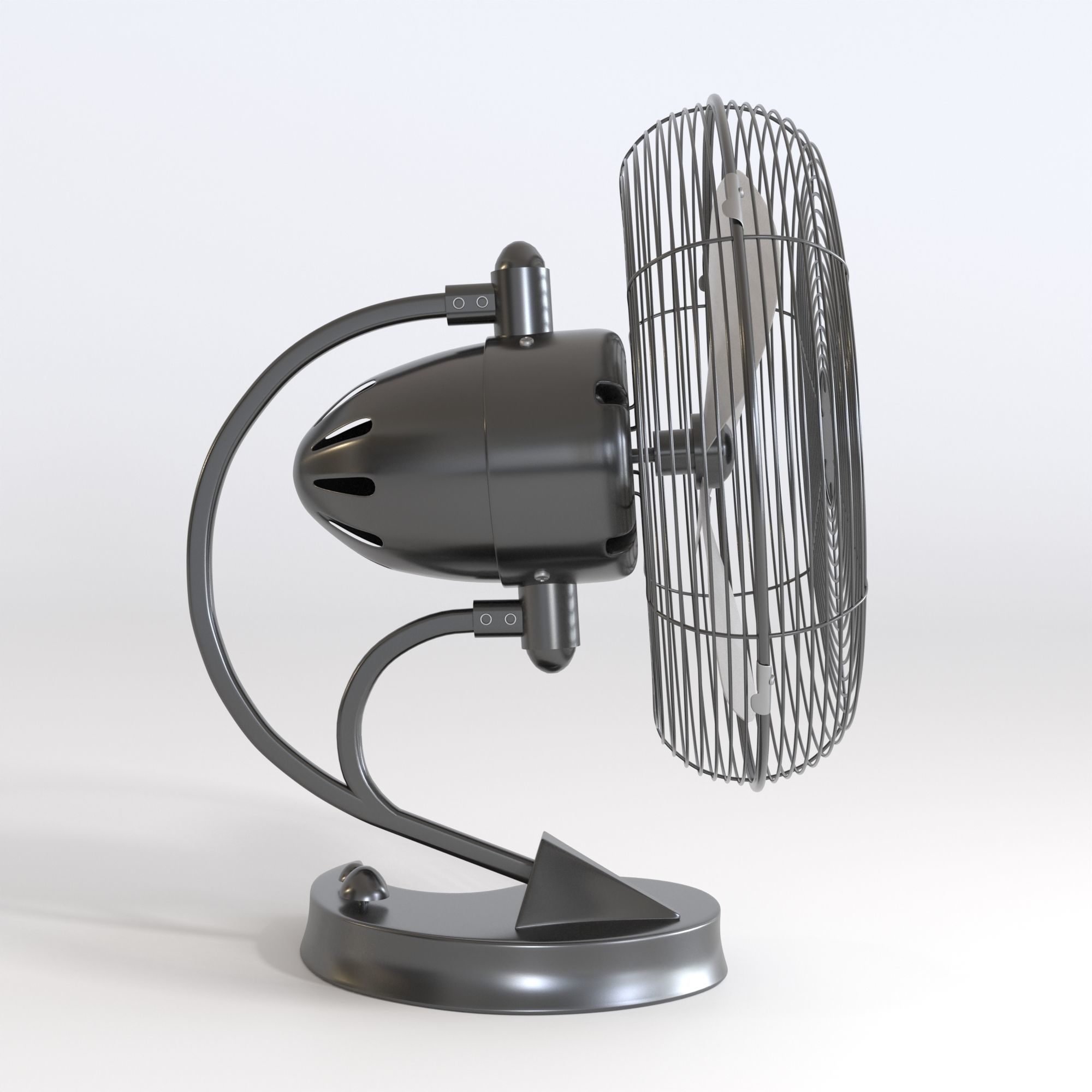 Cinni desktop fan free 3D model | CGTrader