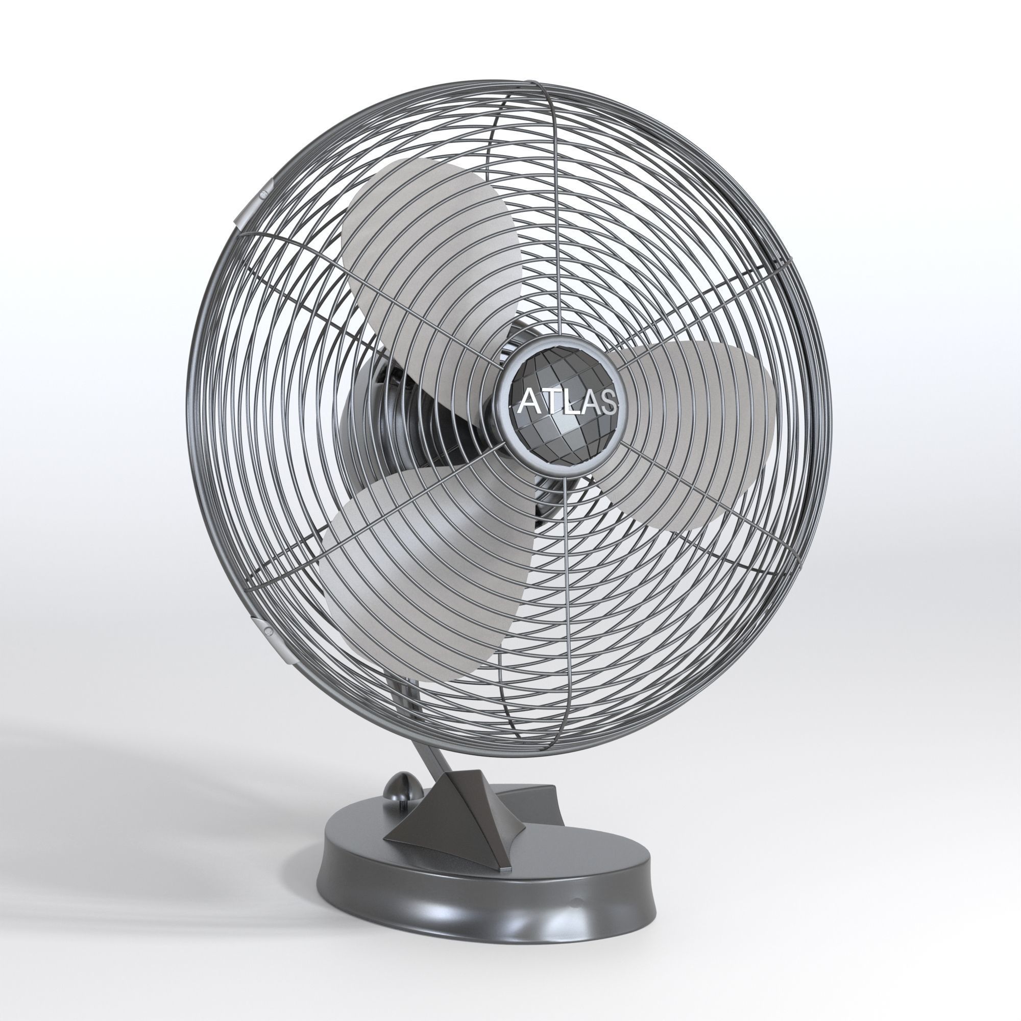 Cinni desktop fan free 3D model | CGTrader