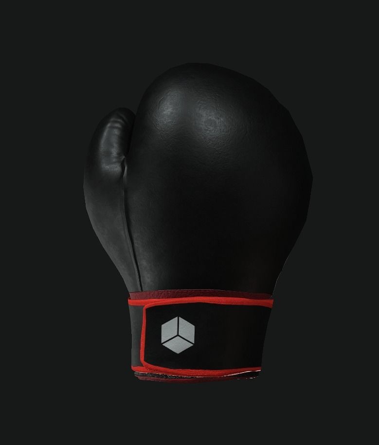 3D model Boxing Glove-Black VR / AR / low-poly | CGTrader