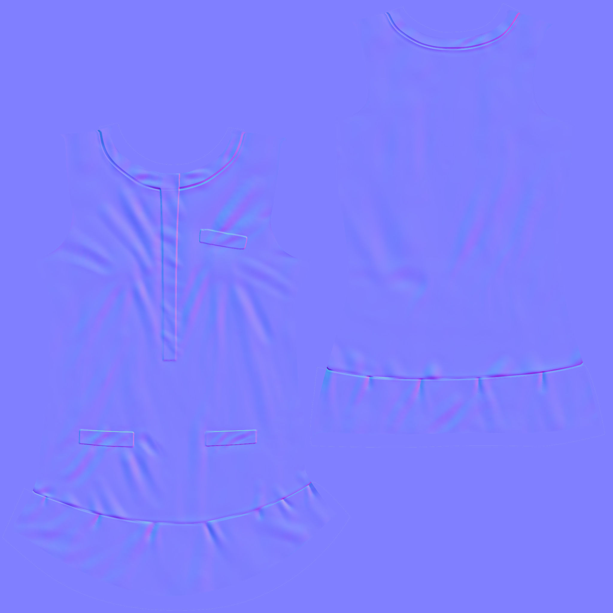 3D model Tunic Dress VR / AR / low-poly | CGTrader