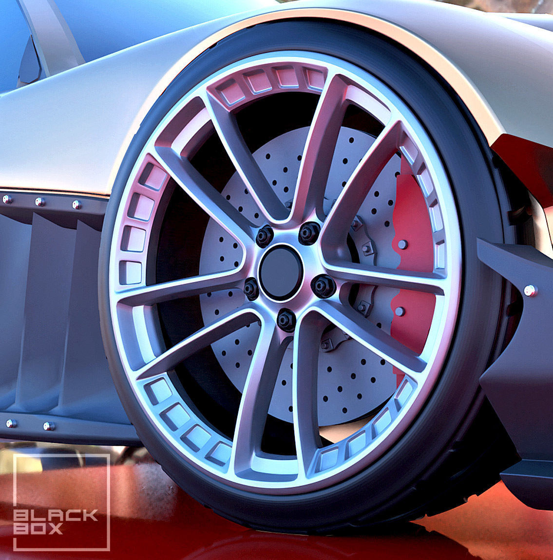 LOK Wheel set Front and Rear Separated Wheel Hub 3D model 3D printable ...