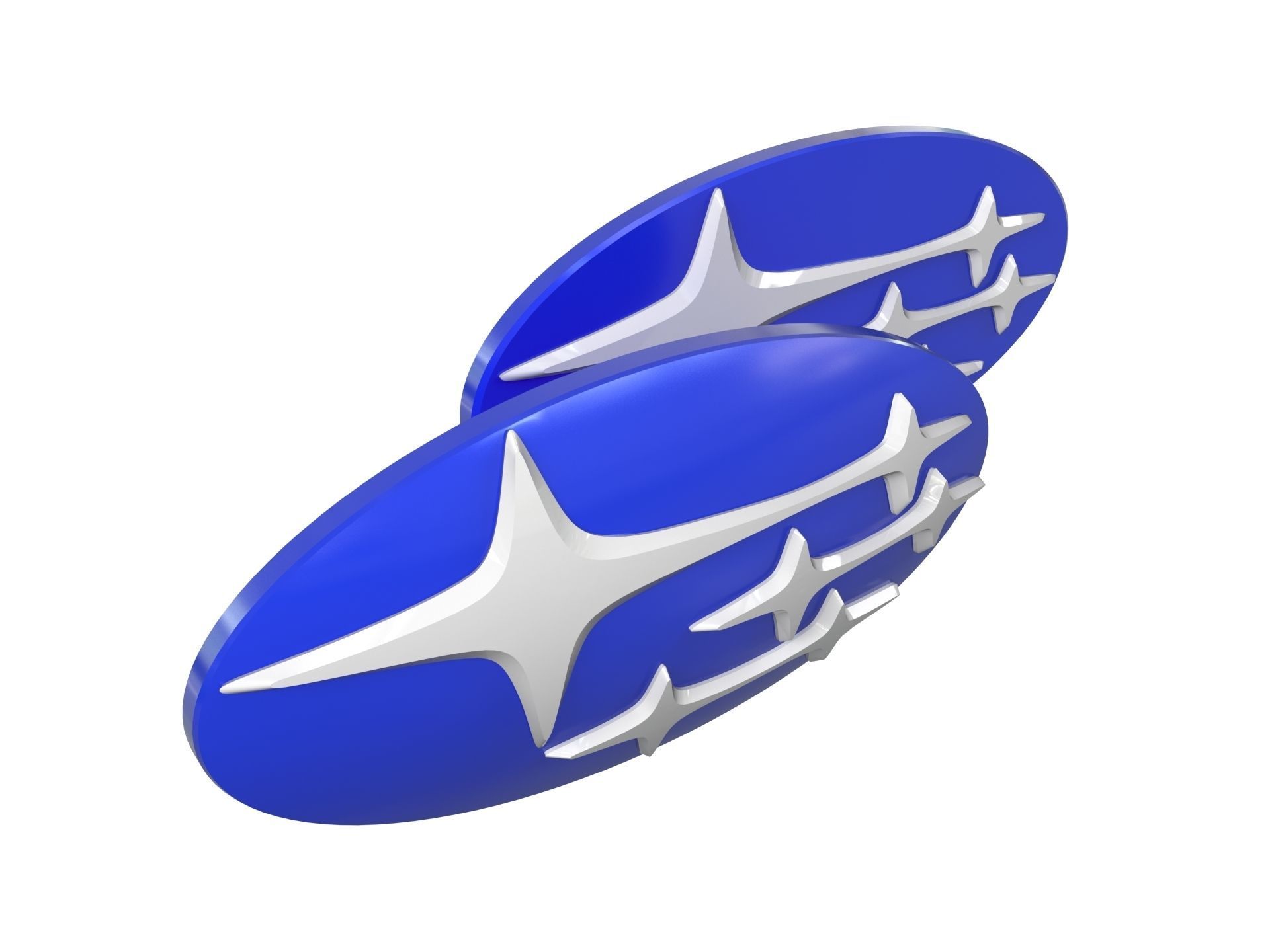 Subaru Logo 3D model 3D printable | CGTrader