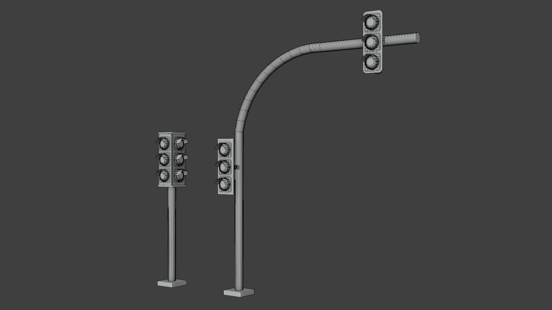 3D model traffic light VR / AR / low-poly | CGTrader