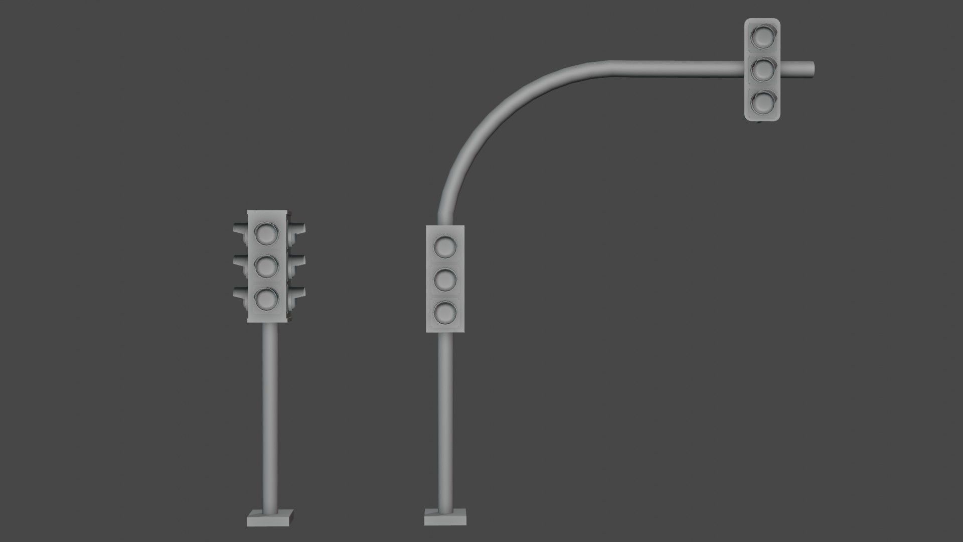 3D model traffic light VR / AR / low-poly | CGTrader