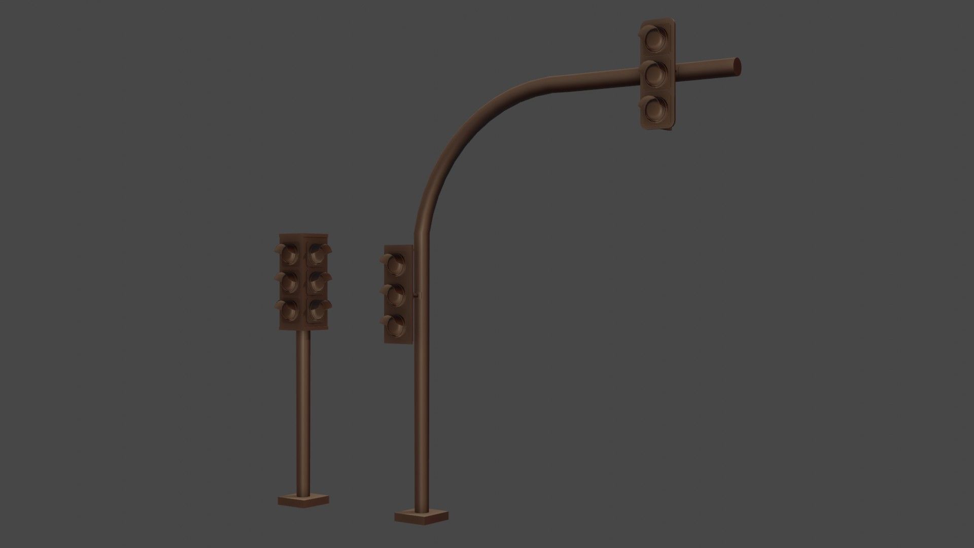 3D model traffic light VR / AR / low-poly | CGTrader