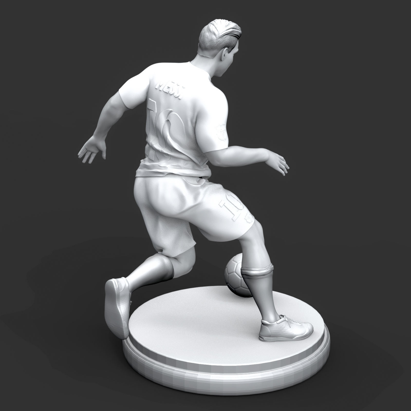 FootBall Player 3D Printable Free free 3D model 3D printable | CGTrader