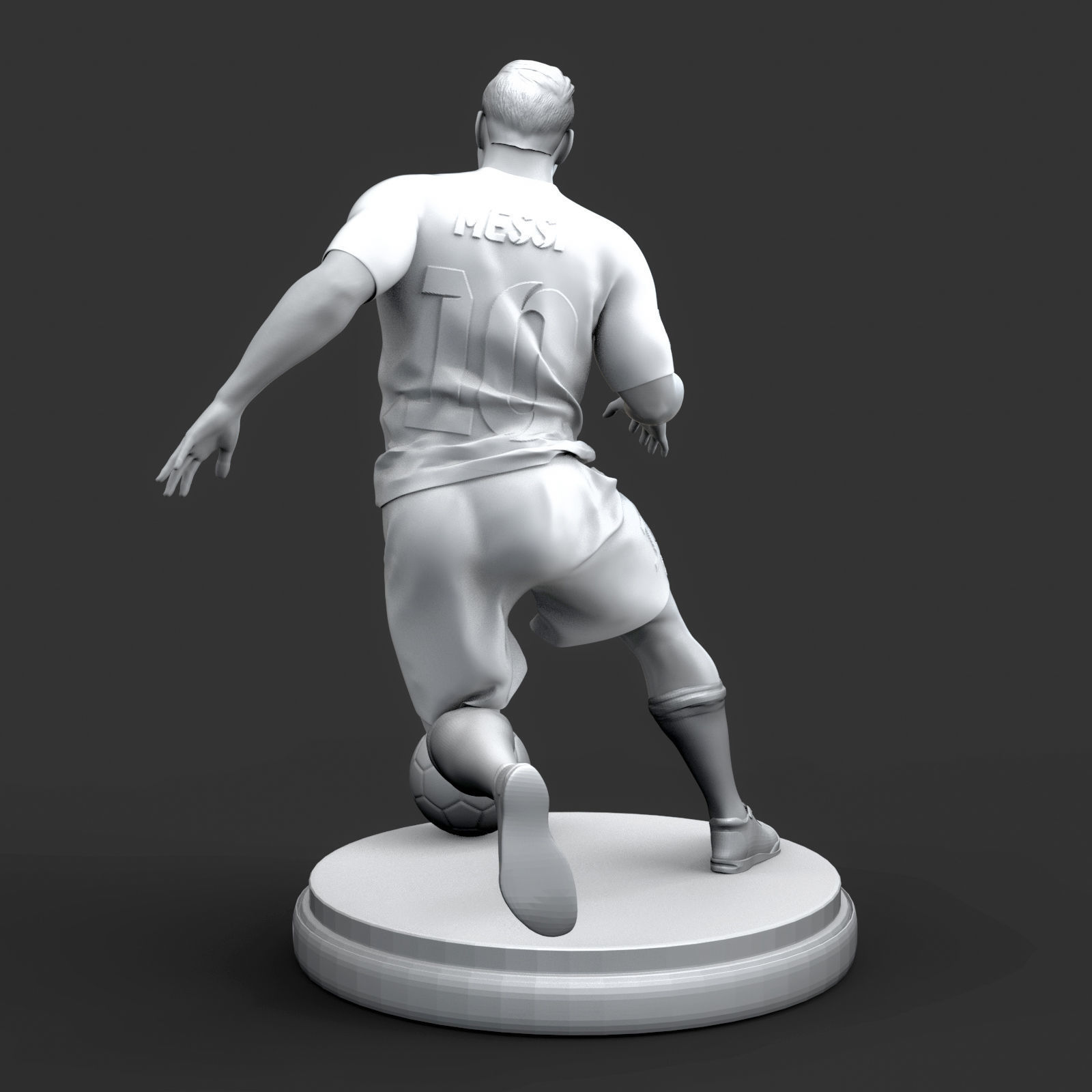 FootBall Player 3D Printable Free free 3D model 3D printable | CGTrader