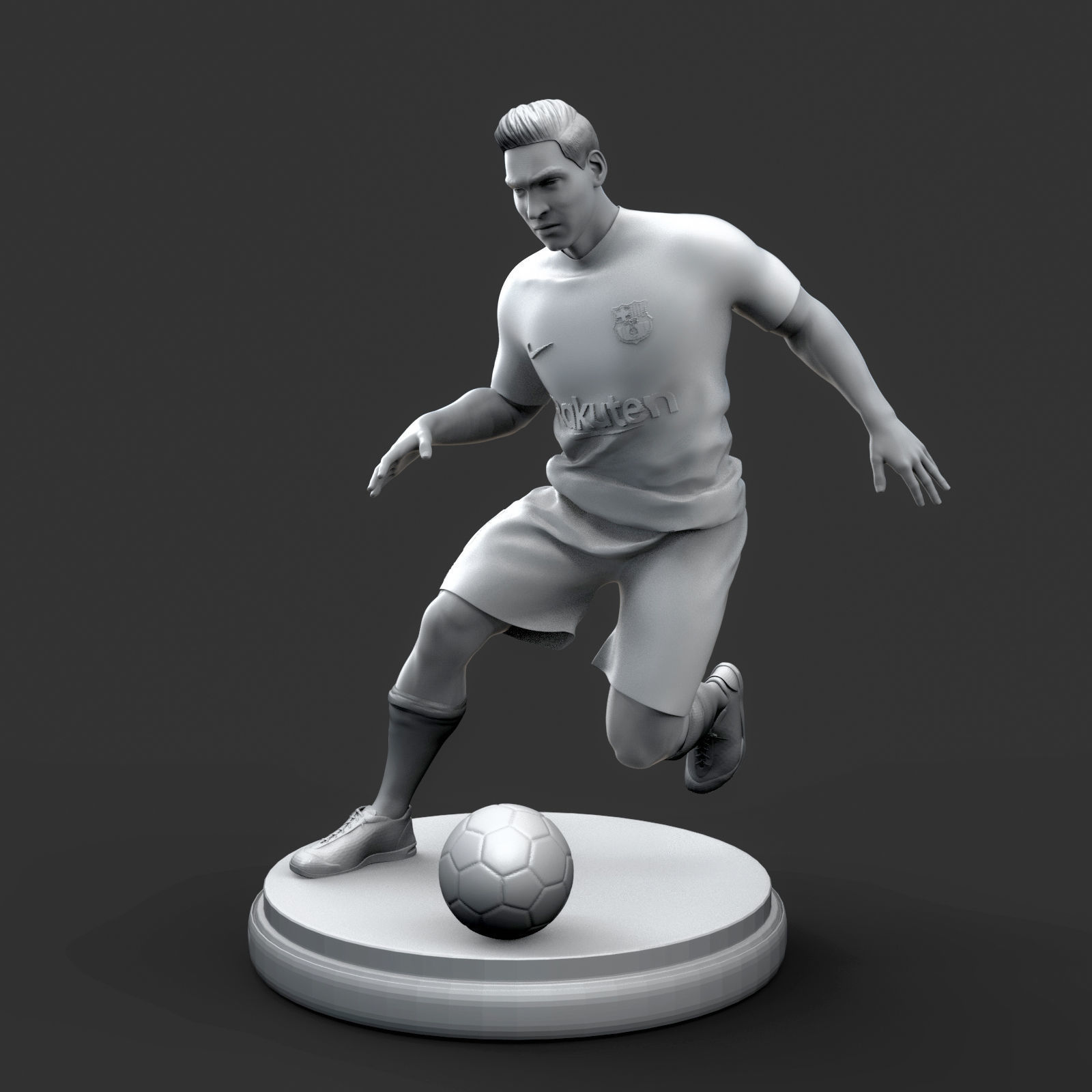 FootBall Player 3D Printable Free free 3D model 3D printable | CGTrader