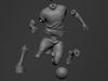FootBall Player 3D Printable Free free 3D model 3D printable | CGTrader