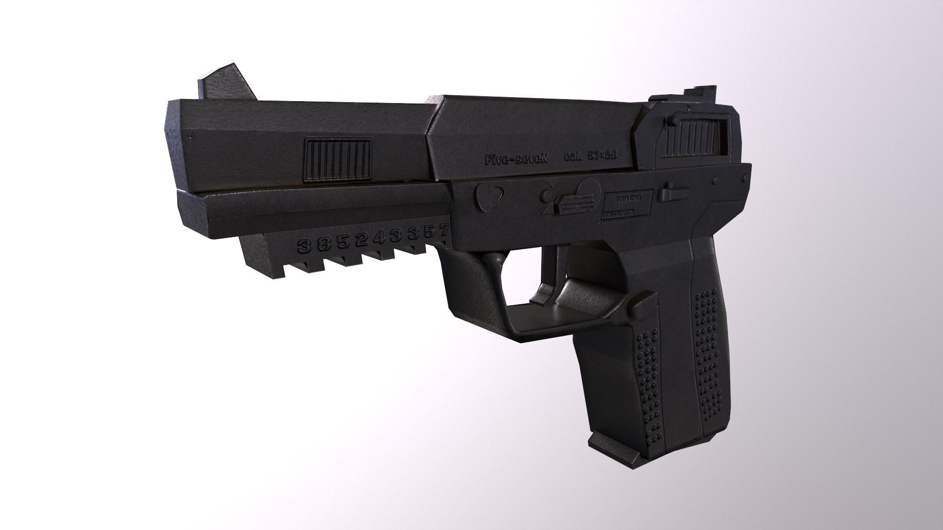 3D model CsGo Five Seven Gun VR / AR / low-poly | CGTrader