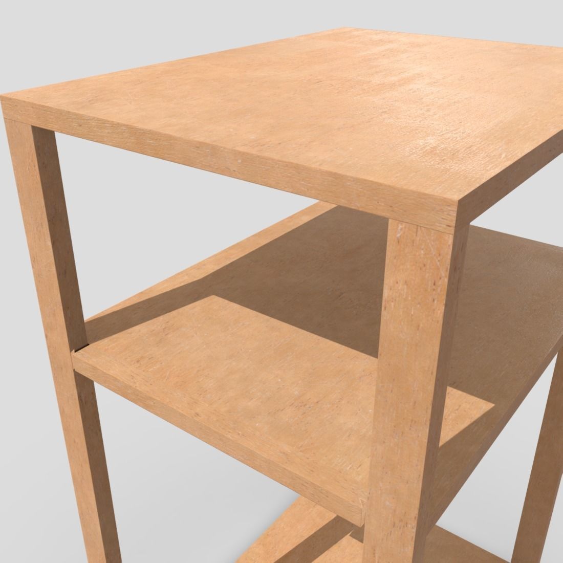 CC0 - Shelf 3 free VR / AR / low-poly 3D model | CGTrader