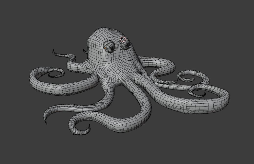 Octopus free VR / AR / low-poly 3D model | CGTrader