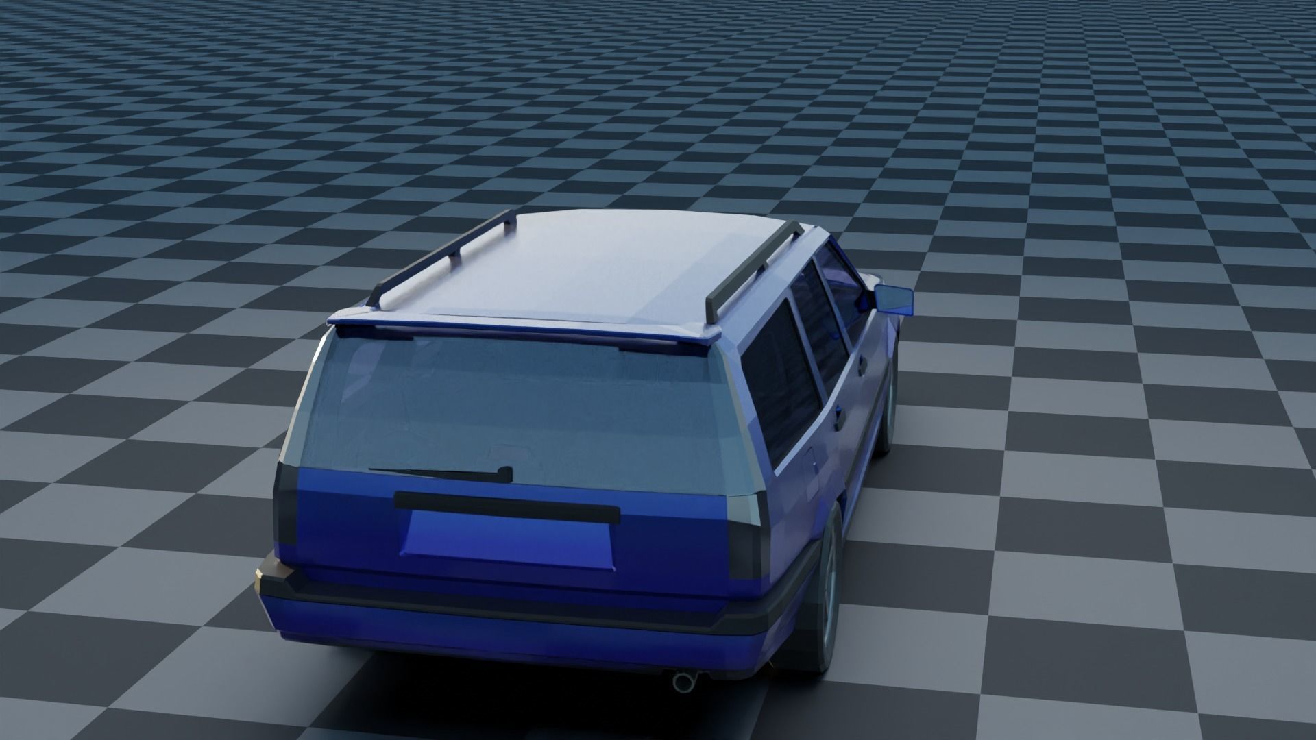 3D model Volvo 850 Estate Low-poly Rigged VR / AR / low-poly | CGTrader