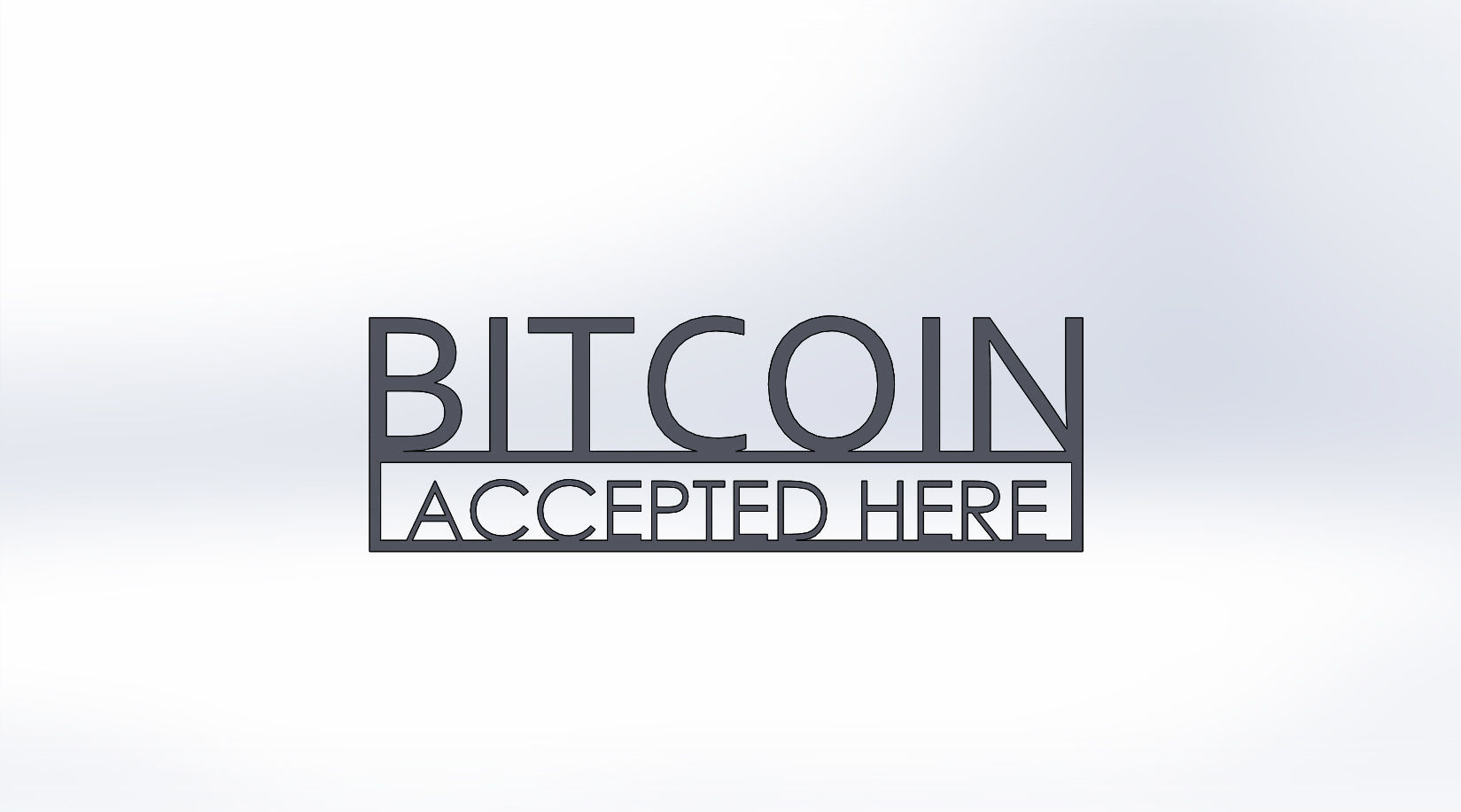 Crypto Inscription free 3D model | CGTrader