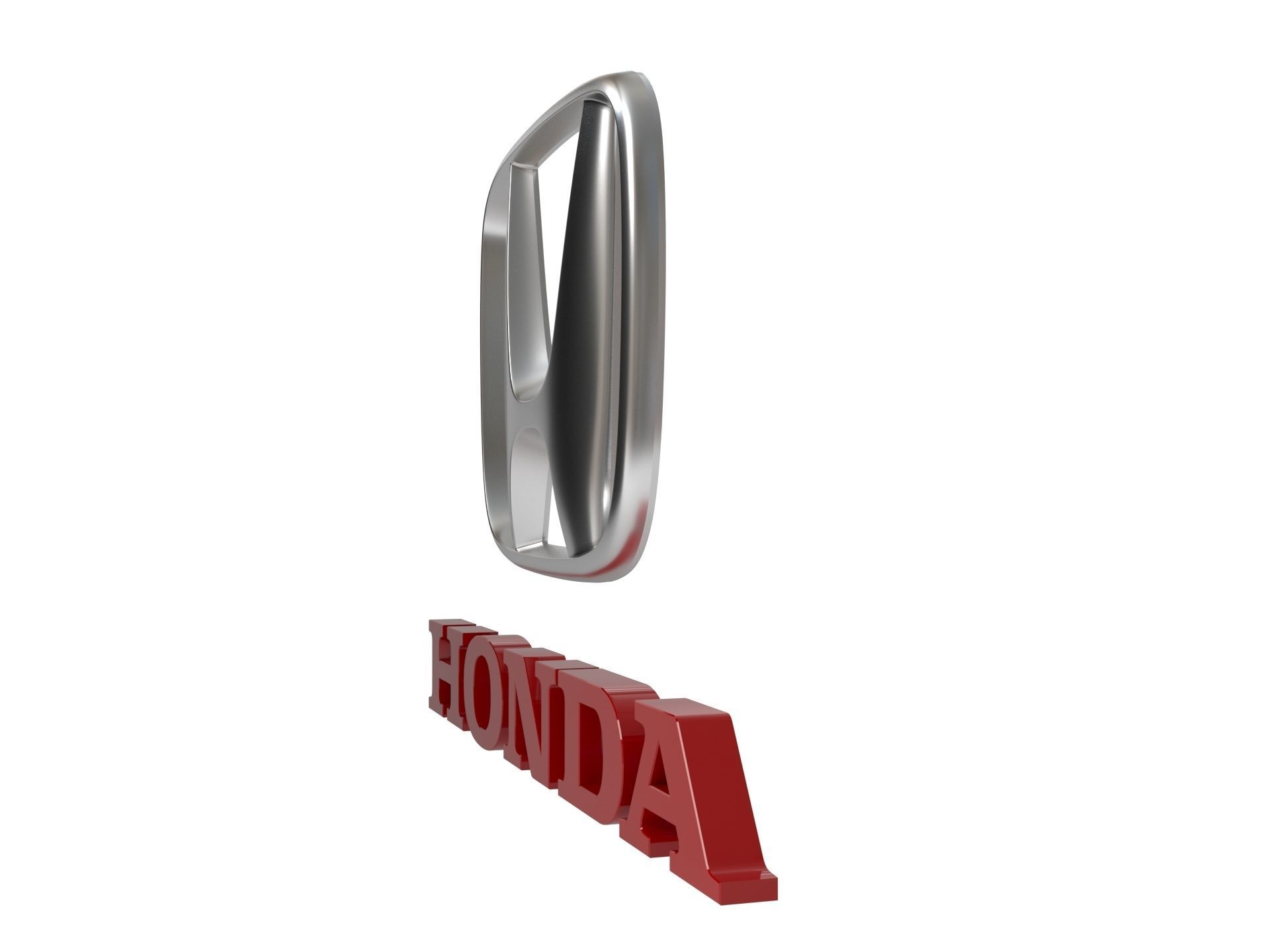 Honda Logo 3D model 3D printable | CGTrader